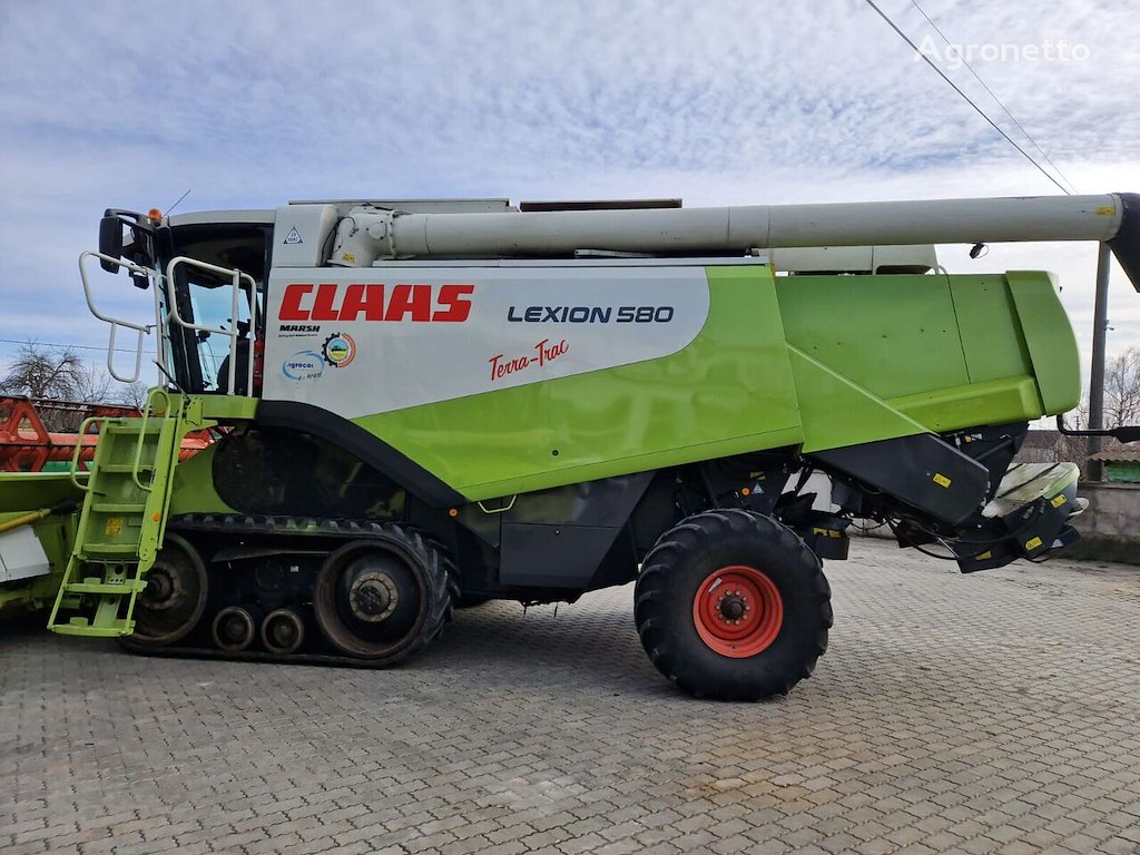 Claas Lexion 580 Terra Trac kombajn za žito