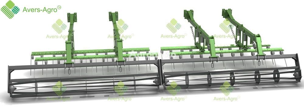 Nova Rollers packaged on the cultivator ASK 5.30 with a two row sprin opružna drljača