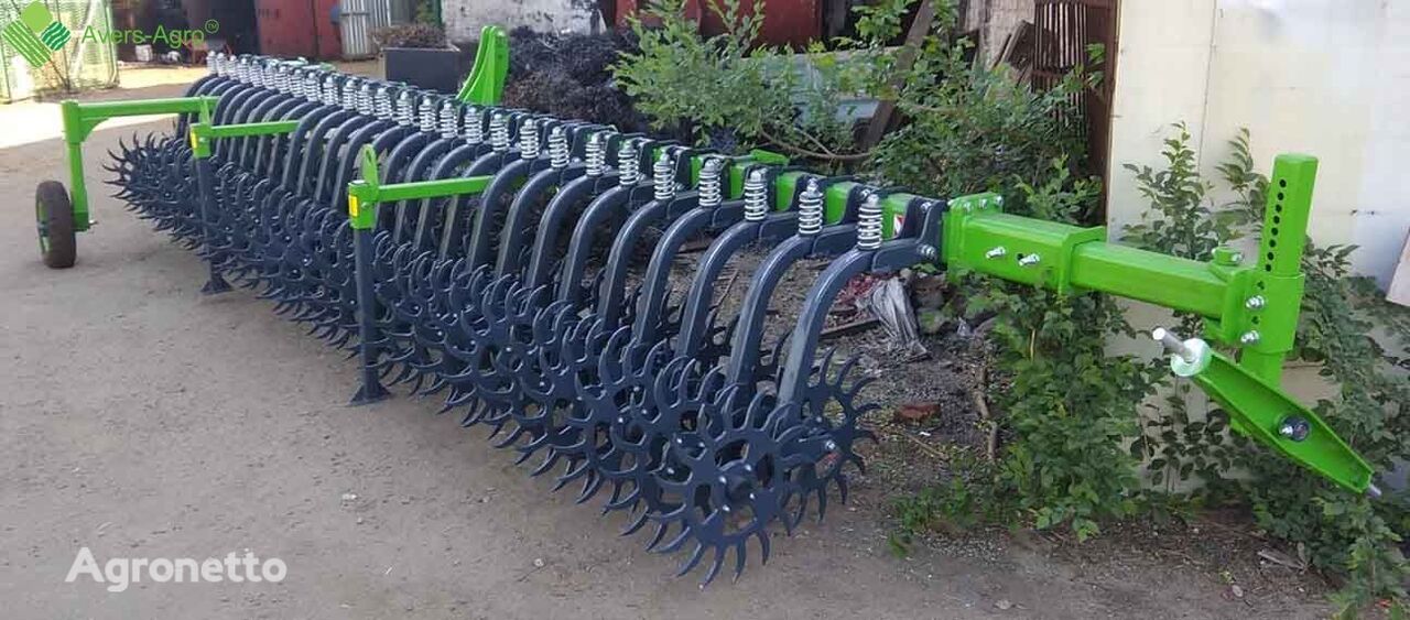 Nova Avers-Agro Harrow rotary Green Star 6.8 m with solid tools, solid frame wit roto drljača