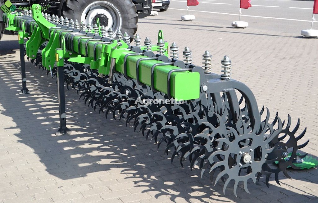 Nova Green Star Harrow rotary 6.4 m with solid tools roto drljača