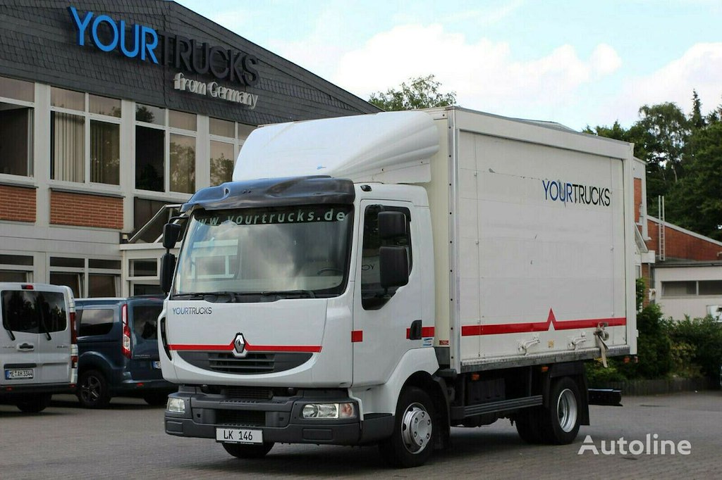 Renault Midlum / Koffer 4,1m / seitliches Rolltor + Tür kamion furgon