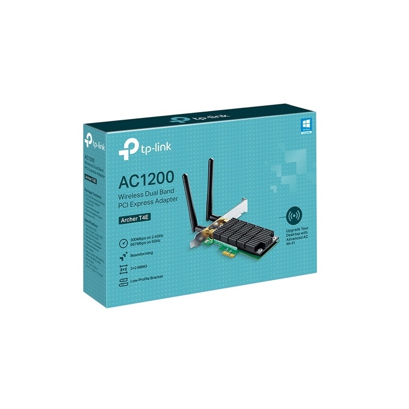 Mrežna kartica TP-LINK ARCHER T4E Wi-Fi/AC1200/867Mbps/300Mbps/PCIe/2 antene