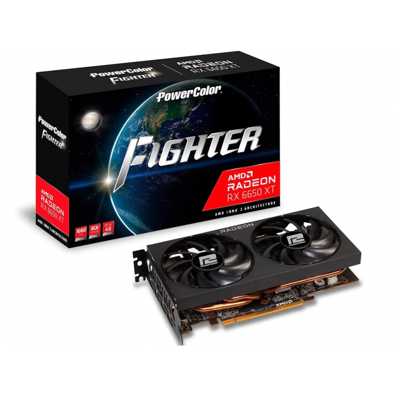 Grafička karta POWER COLOR Fighter AXRX 6650 XT 8GBD6-3DH AMD/8GB/GDDR6/128bit/crna