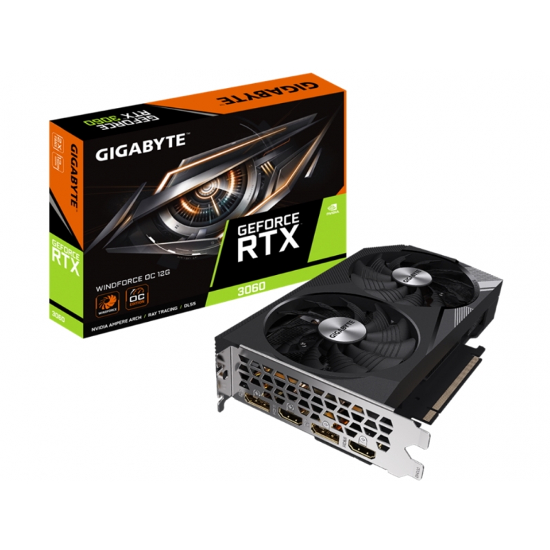 GRAFIČKE KARTE GIGABYTE GV-N3060WF2OC-12GD NVD/12GB/DDR6/192BIT