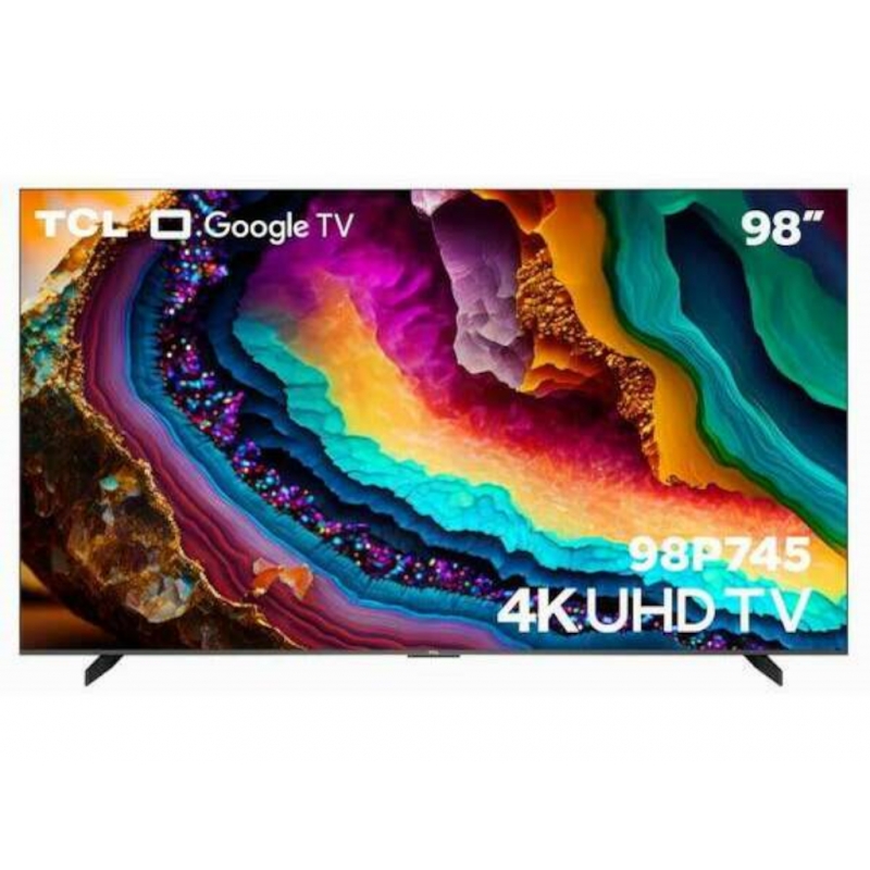 Televizor TCL 98P745/LED/98"/4K HDR/144Hz/GoogleTV/crna