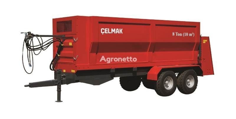 Novi Çelmak 10 m³ TANDEM TYPE SOLID MANURE SPREADER 500x150x137cm Box Size, rasipač stajnjaka