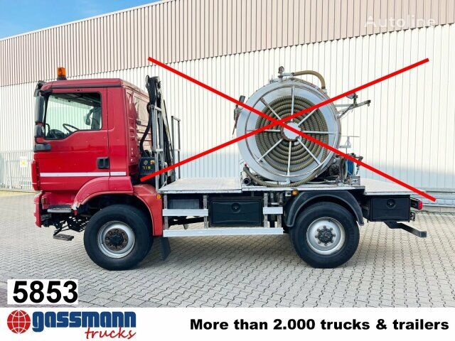 MAN TGM 13.250/340 4X4BL, Einzelbereifung, 2x kamion platforma