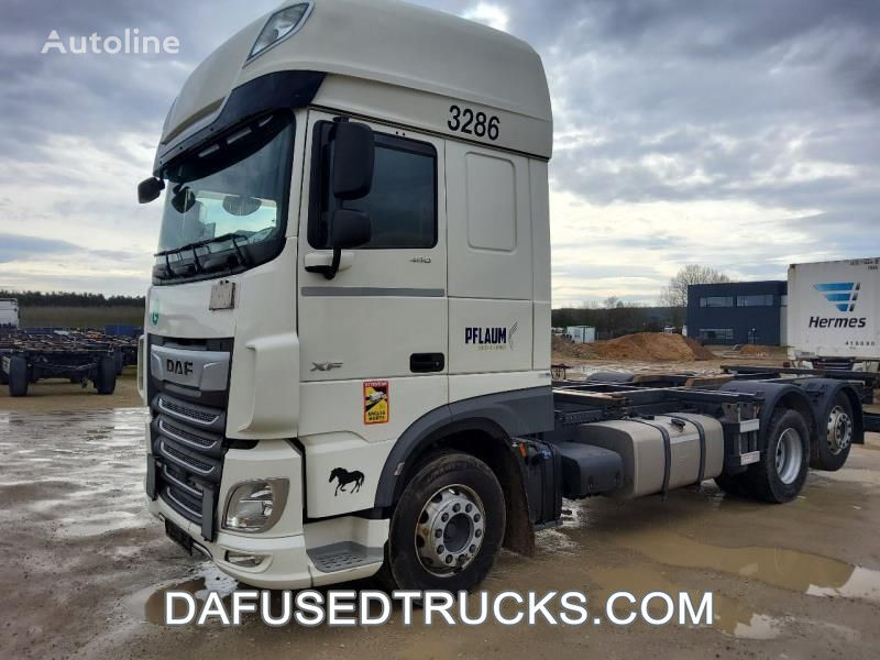 DAF FAN XF480 vozilo za prevoz kontejnera