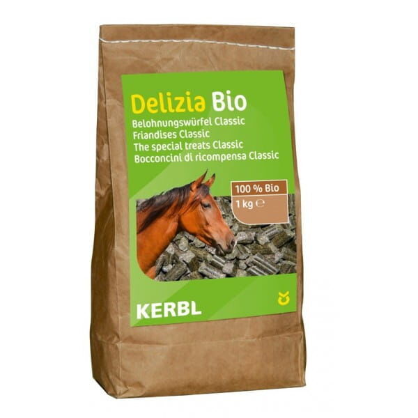 Kerbl smakołyki Delizia Bio Classic 1kg oprema za konjogojstvo