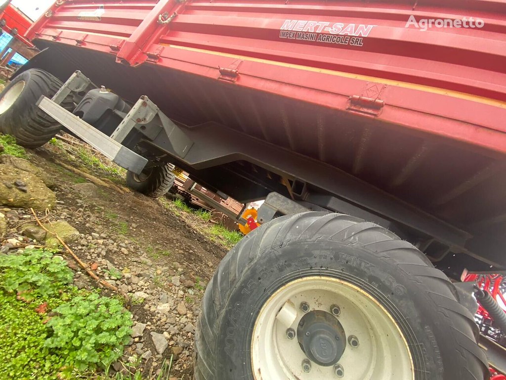 Nova Remorca 10 tone 2 ax 4 roti basculabila pe spate HUMMEL traktorska prikolica