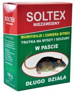 Novi SOLTEX pasta na myszy i szczury 250g insekticid