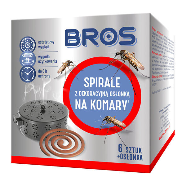 Novi Bros Spirale Na Komary Z Osłonką 6 Szt insekticid