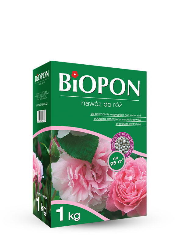 Novo Biopon Nawóz Do Róż Granulowany 1 Kg kompleksno đubrivo