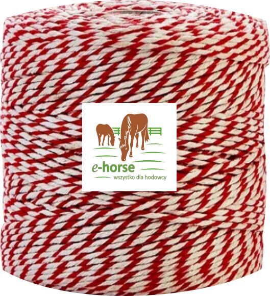 E-HORSE plecionka ogrodzeniowa czerwono-biała 1000 m potrepštine za kućne ljubimce
