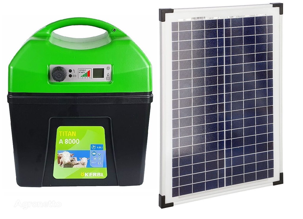 Elektryzator TITAN A 8000 + panel słoneczny 25W potrepštine za kućne ljubimce