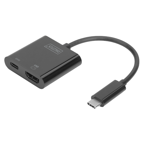 DIGITUS USB-C na HDMI+USB-C 4k adapter