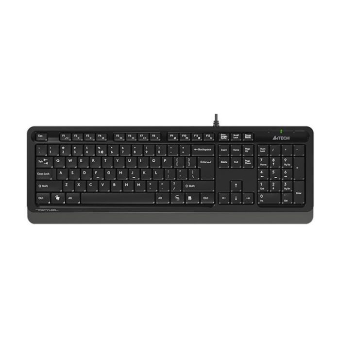 A4-FK10 US GREY A4Tech Fstyler Multimedia comfort tastatura, FN funkcije, vodootp. US-LAYOUT, USB