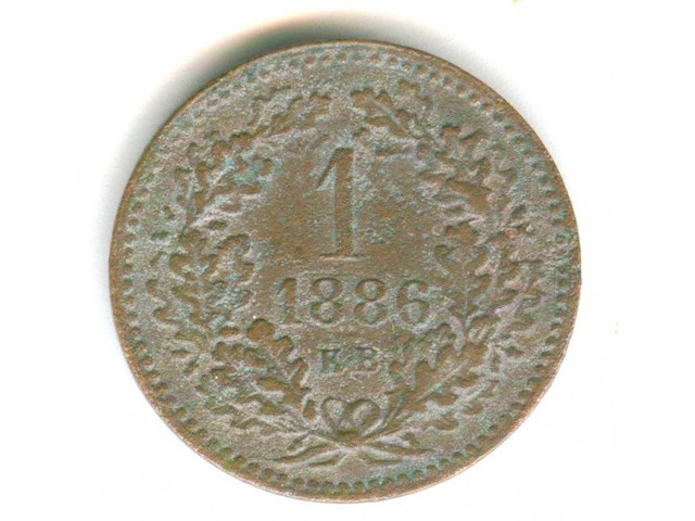 Madjarska 1 krajczar 1886