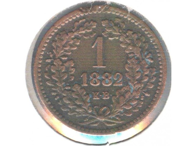 Madjarska 1 krajczar 1882 KB