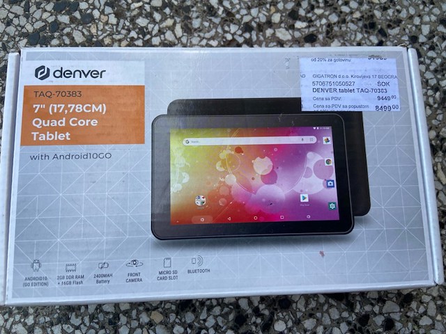 DENVER tablet