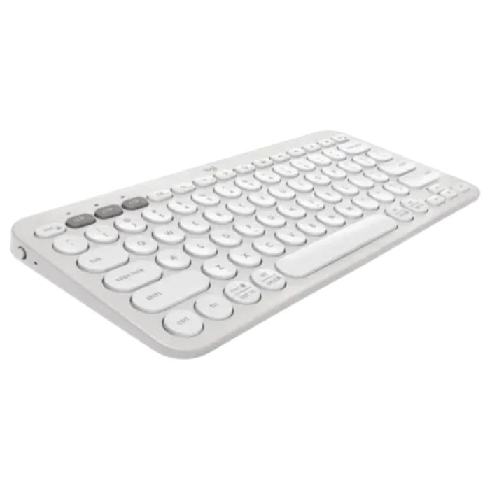 Pebble2 Wireless Combo US tastatura + miš bela