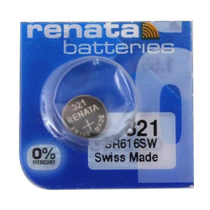 Renata baterija 321 1,55V Srebro oksid dugme baterija za SAT, Pakovanje 1kom