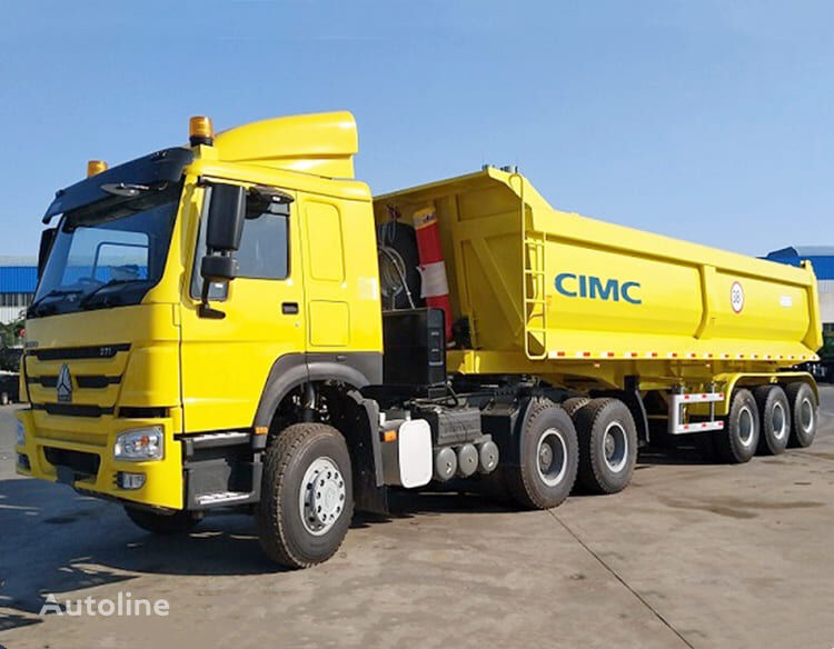 Nova CIMC 35CBM Rear Dump Semi Trailer Price poluprikolica kipera