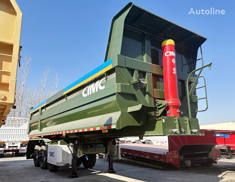 Nova CIMC 3 Axle Tipper Trailer for Sale- CIMC Top Trailer in Tanzania poluprikolica kipera