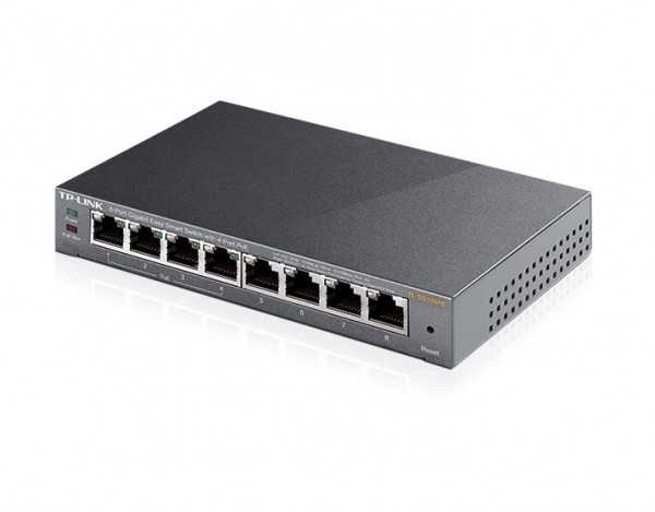 TP Link 8-Port Gigabit Easy Smart Switchwith 4-Port PoE' ( 'TL-SG108PE' )