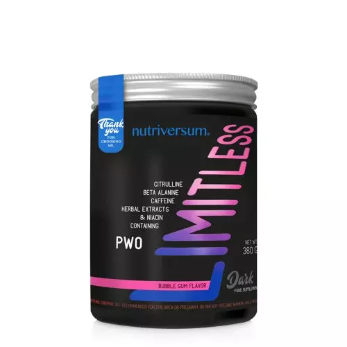 Nutriversum PWO Dark Limitless borovnica 380g