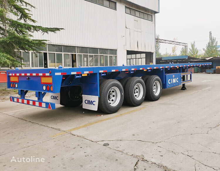 Nova CIMC Tri Axle Flatbed Semi Trailer-Quality Flatbed Trailers in Stock poluprikolica sa ravnom platformom