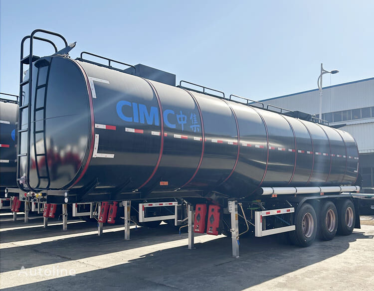 Nova CIMC 3 Axle Asphalt Tanker Trailer for Rwanda | CIMC Trailer poluprikolica autocisterna