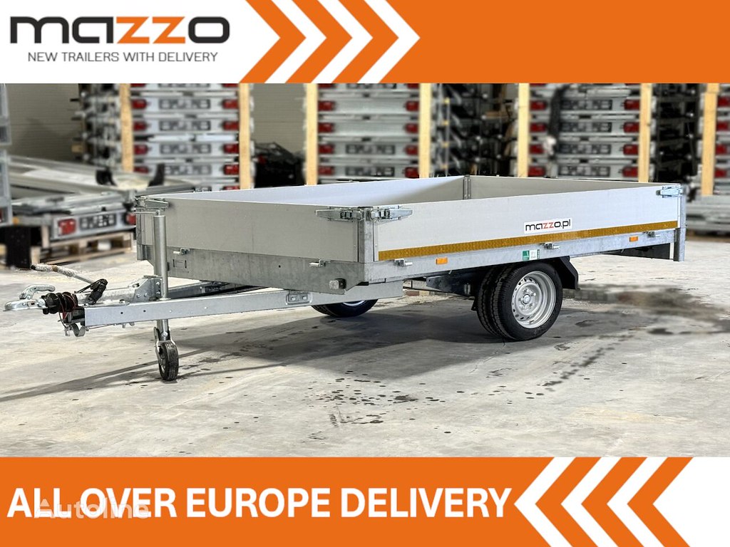 Nova Eduard 2615-3-P3-1563 256x150x30cm Single axle Flatfbed trailer GVW 15 prikolica sa niskom platformom