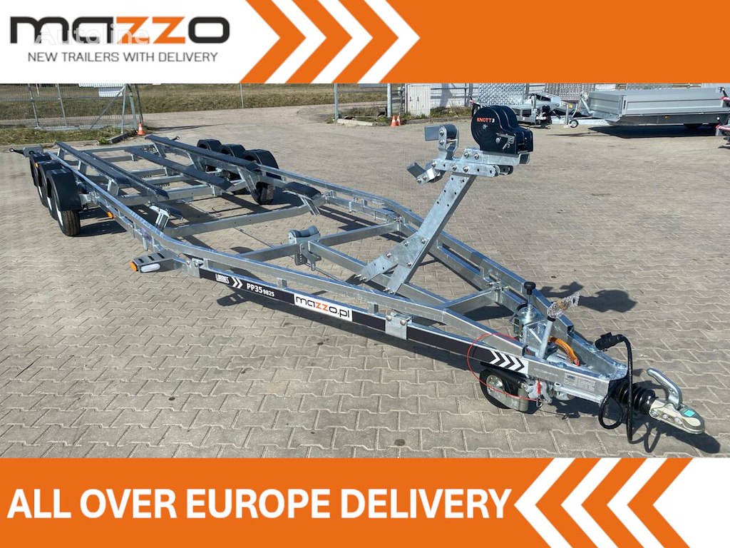 Nova Lorries PP35-9825 Three axles boat trailer up to 9.8m GVW 3500kg prikolica za čamac