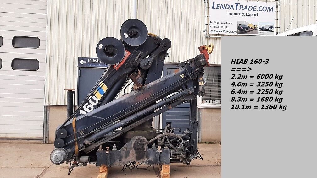 HIAB Hiab 160 ==> 10m. = 1.360kg. * 4 x Rotator * autodizalica s kranom