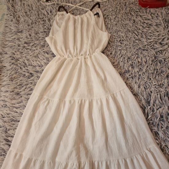 Novo bela haljina sa kuglicama/naramenice