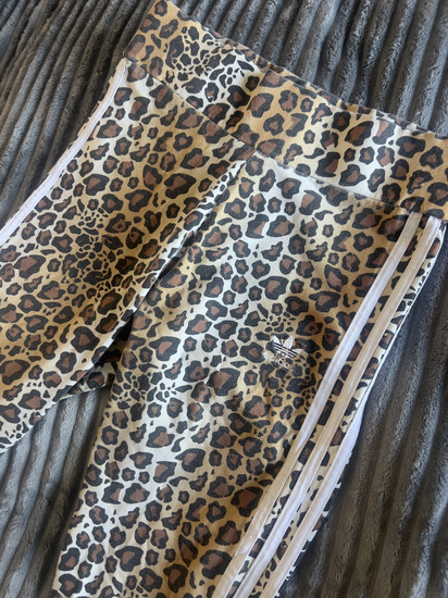 Adidas helanke leopard print