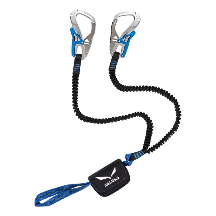 VIA FERRATA SALEWA SET ZA PLANINARENJE SA ELASTIČNIM GURTNAMA ERGO CORE black silver-royal blue