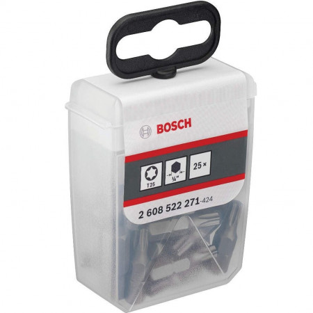 Bitovi Torx T25 25mm u Tic Tac pakovanju - 25kom Extra tvrdi BOSCH