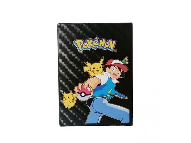 Pokemon karte 55 kom. crne u kutiji