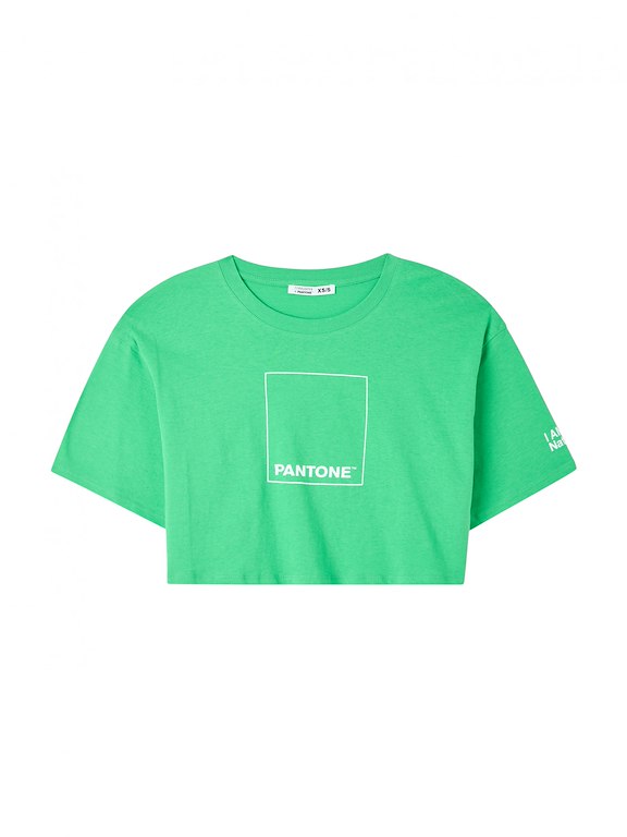 Kratka majica sa štampom Pantone Zelena