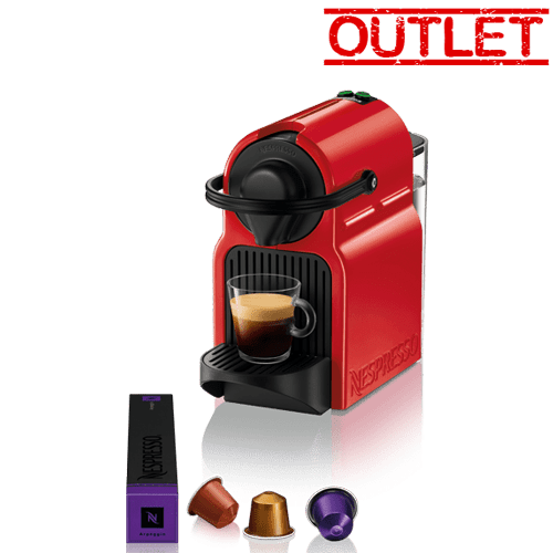 NESPRESSO Aparat za espresso kafu Inissia Red, C40 OUTLET