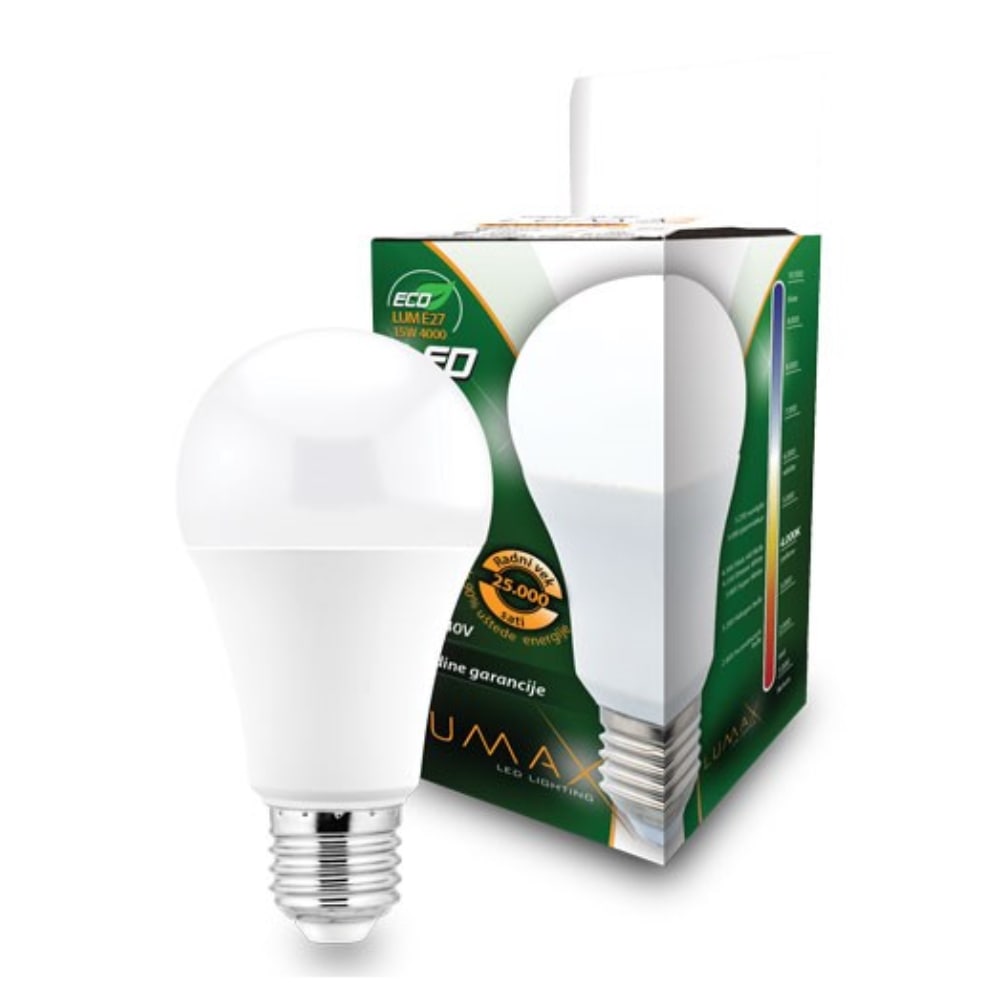 LUMAX ECO LUME27-15W 4000K LED sijalica