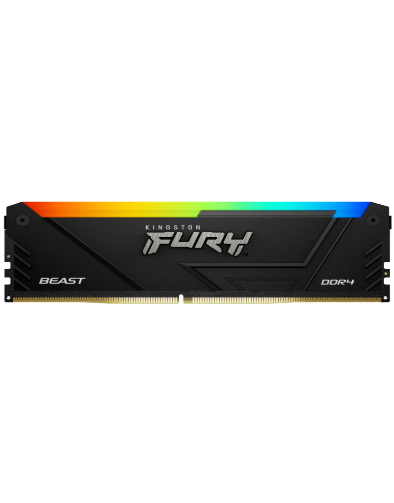 KINGSTON DIMM DDR4 8GB 3600MT/s KF436C17BB2A/8 Fury Beast RGB Black