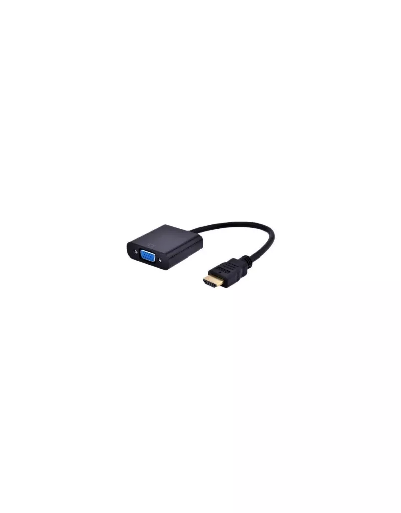 FAST ASIA Adapter-konvertor HDMI (M) - VGA (F) crni