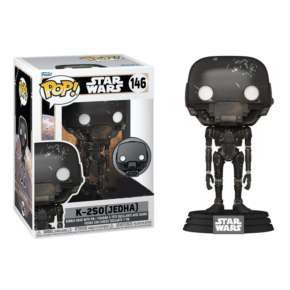 Funko POP! Star Wars: Across The Galaxy - K2SO W/ Pin