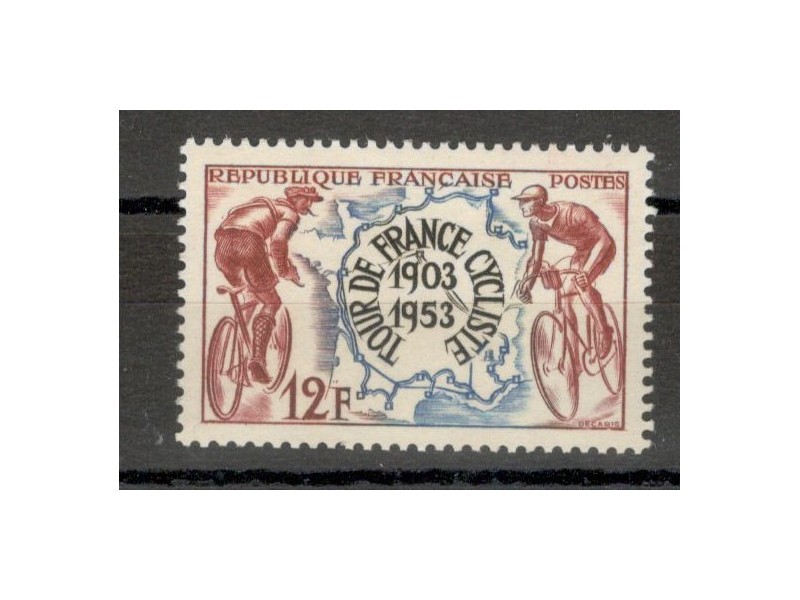 FRANCUSKA - NNH MARKA - BICIKLIZAM 1954.