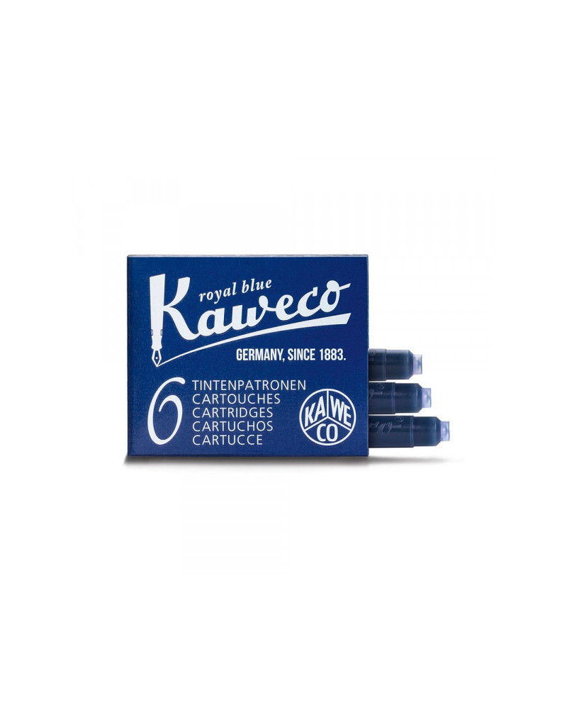 Patrone za naliv pero Kaweco 1/6 Royal blue