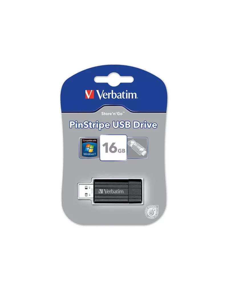 Flash USB 16GB Verbatim 2 0 PinStripe