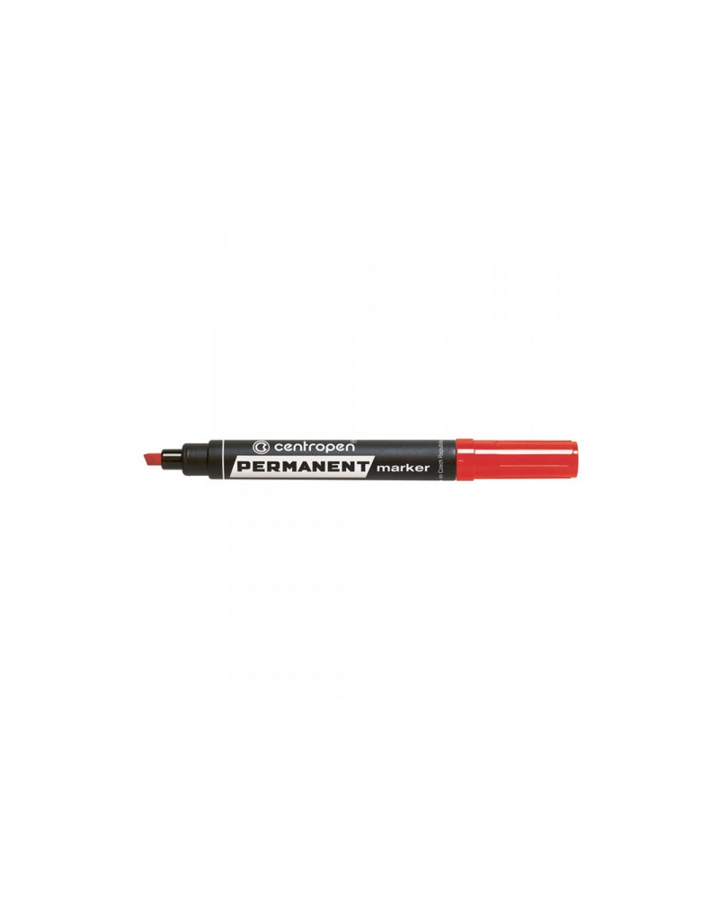 Permanent Marker CENTROPEN 8576 2mm kosi vrh crveni